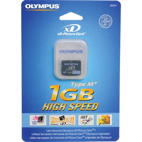 Olympus 1GB xD-Picture Card (Type M+) 202331 B&H Photo Video