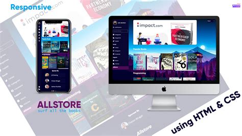 Responsive Book Store Web Design On Hashnode