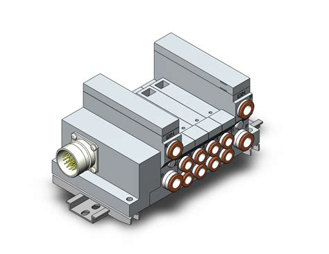 Smc Vv5q21 04n9m0 Dw Vv5q Manifold 4 5 Port Solenoid Valve