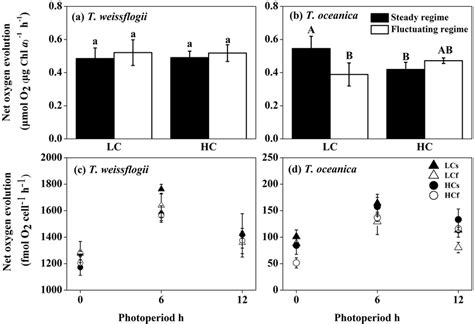 Chlorophyll Normalized Net Oxygen Evolution Rates Determined At 6 H