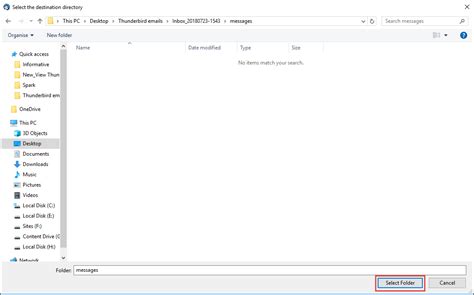 How To Export Thunderbird Emails To HTML In