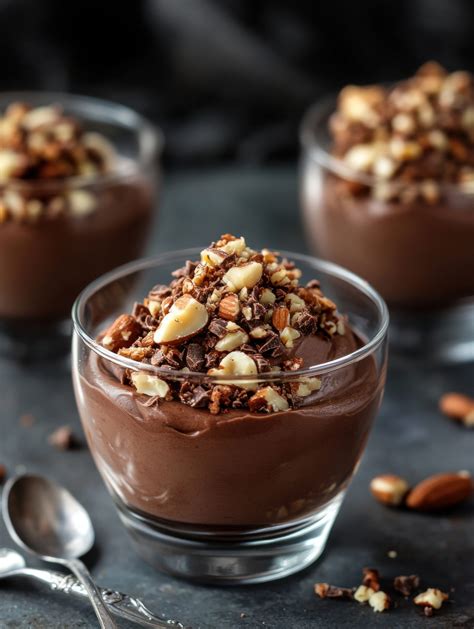 Cocoa Mousse With Nutty Texture Cocoa Mousse With Nutty Texture