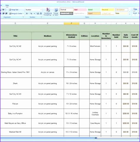 Hardware Inventory Management Excel Template