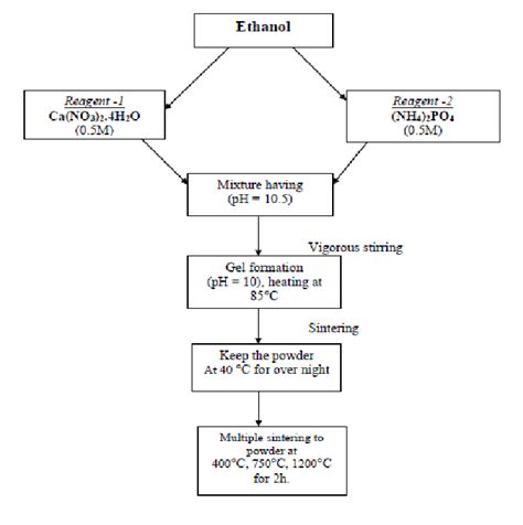 Schematic Flow Process Chart For The Synthesis Of Ha By The Use Of Ca