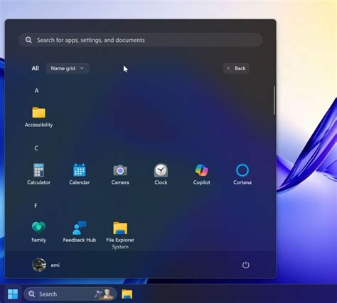 New Windows 11 Features Coming In 2025 New Start Menu Design Taskbar With Small Icons And