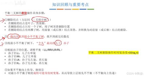 408数据结构——树形查找（平衡二叉树的删除） Csdn博客