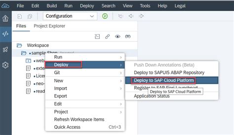 Deploy An Sap Fiori App To Sap Btp Neo Environment Sap Tutorials