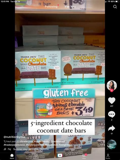 Pin By Lisa Hodi On Trader Joes Coconut Almond Date Bars Trader Joes