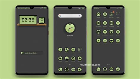 Green Circle MIUI Theme Xiaomi Redmi Themes