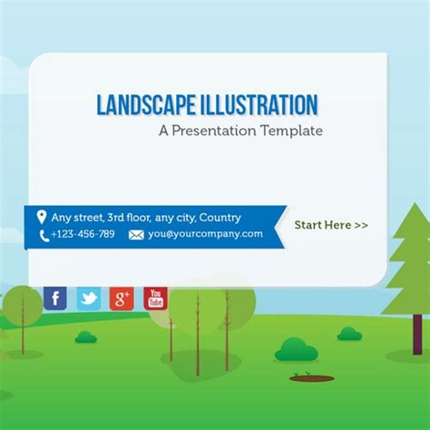 Landscape Presentation Template Presentation Templates Presentation