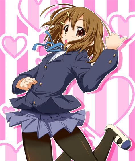 Safebooru 1girl Air Guitar Brown Eyes Brown Hair Hair Ornament