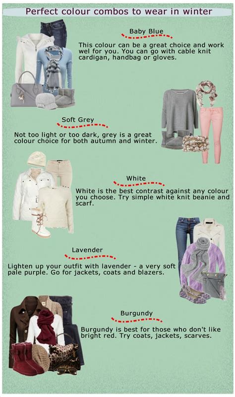 Perfect Colour Combos To Wear In Winter Pdf