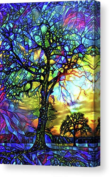 Stained Glass Art Tree