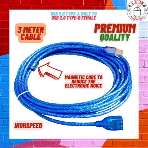 5m Usb Extension Cable 5 Meter Male To Female Usb 20 Extension Cord