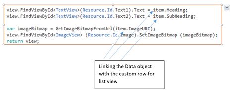 Xamarin Android Tutorial Custom Listview Comprises Of Rows That