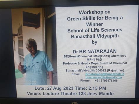 Soumya Shukla On Linkedin Had A Scholarly Workshop On Green Skills For Being A Winner By Dr Br…