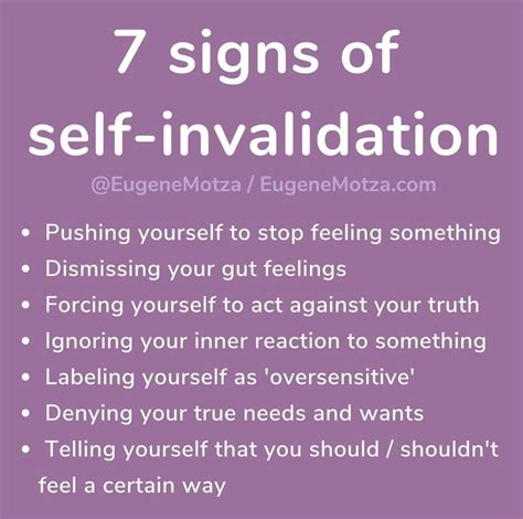 7 Signs Of Self Invalidation R Blackmentalhealth