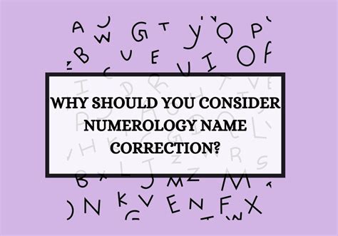 Why Should You Consider Name Numerology Correction