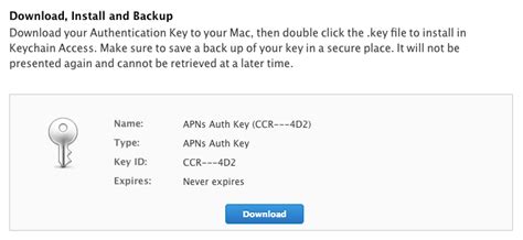 Apple Push Notifications Ios Swift How To Create P8 File Stack