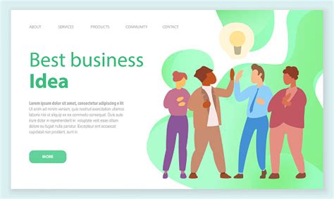 최고의 비즈니스 아이디어 개념 마케팅 전략 팀 솔루션 개발 새로운 사업 계획 수립 가리기에 대한 스톡 벡터 아트 및 기타 이미지 가리기 간판 개념 Istock