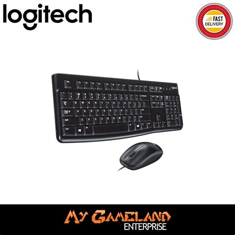 Logitech Mk120 Plug And Play Usb Combo Brand New Shopee Malaysia
