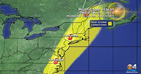 Tracking Isaias Eye Of Hurricane Isaias Makes Landfall In Southern