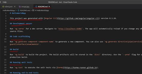 Angular Js Workspace Configuration Files