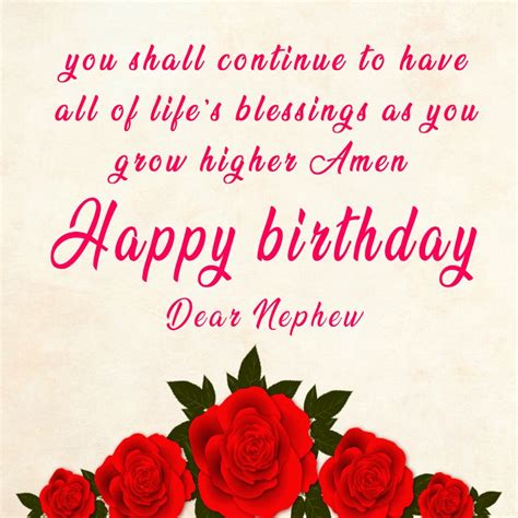 Happy Birthday You Shall Continue To Have All Of Lifes Blessings As You Grow Higher Amen