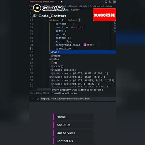 Hover Effect Html Css Youtubeshorts Trending Viral Coding Ytshorts Youtube