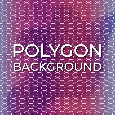 Premium Vector Purple Polygon Pattern Background
