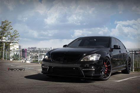 All Black Mercedes S Class With Crystal Clear Eyes Gallery