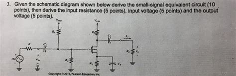 Solved Given The Schematic Diagram Shown Below Derive The