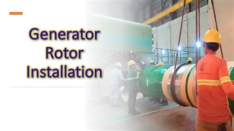 Generator Rotor Installation Youtube