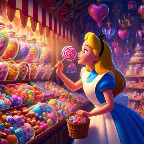 Alice In A Wonderland Candy Store 1 By Picasso Ai On Deviantart