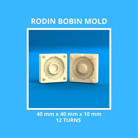 Rodin Coil Mold Digital File For Jewelry And Pendants Resin Mold Stl