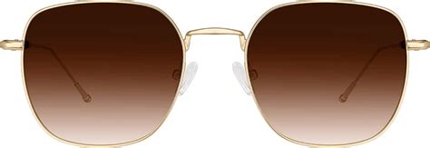 Gold Square Glasses 3234014 Zenni Optical