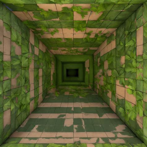 Lexica A Cubemap Texture For A Box With Ganja Leaves Falling Down To The Eternity Hole The