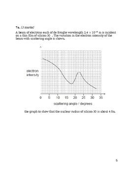 IB DP Physics Question Book E Structure Of The Atom HL First Teaching