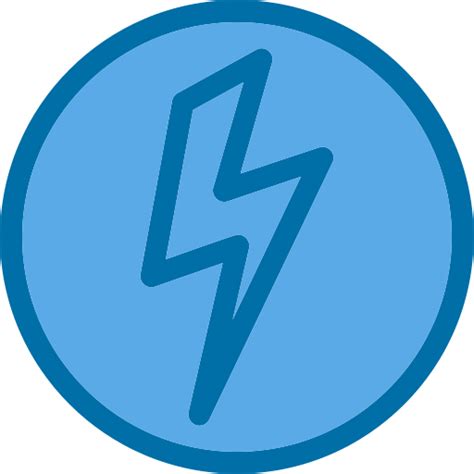 Flash Generic Blue Icon