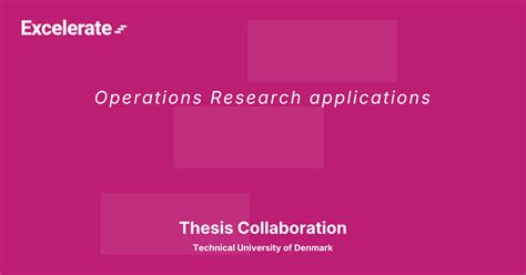 Operations Research Applications