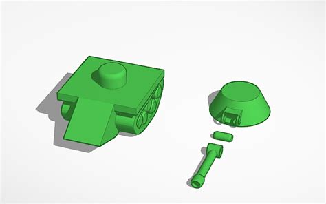 3d Design Mini Toy Tank Tinkercad