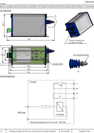 Techno Elec Ground Fault Detection Relay Data Sheet Railway News