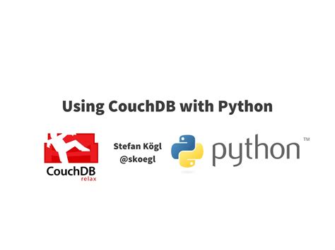 Python Couchdb Training At Pycon Pl 2012 Ppt