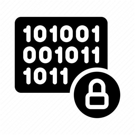 Binary Padlock Technology Security Data Code Programming Icon Download On Iconfinder