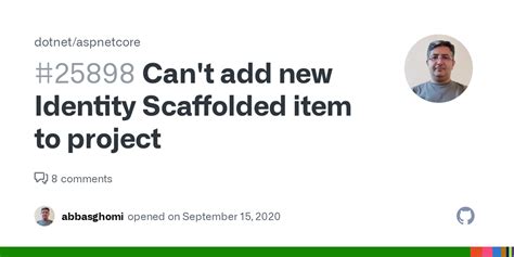 Cant Add New Identity Scaffolded Item To Project · Issue 25898
