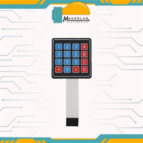 4x4 Matrix Membrane Keypad Lazada PH