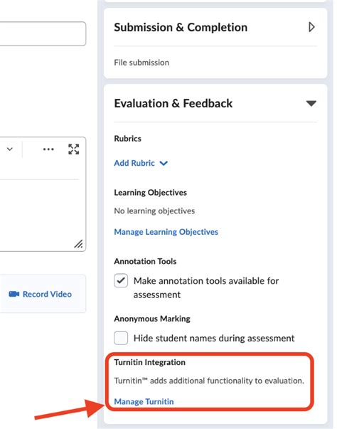 Integrating Turnitin V2 In Brightspace Assignments Teaching Guides