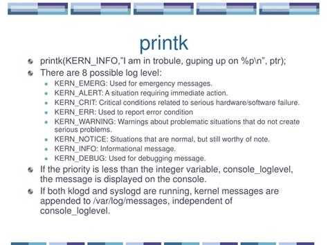 Ppt Cs 498 Lecture 4 An Overview Of Linux Kernel Structure Powerpoint