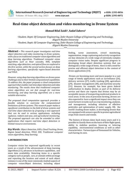 Drone Detection And Classification Using Machine Learning Pdf