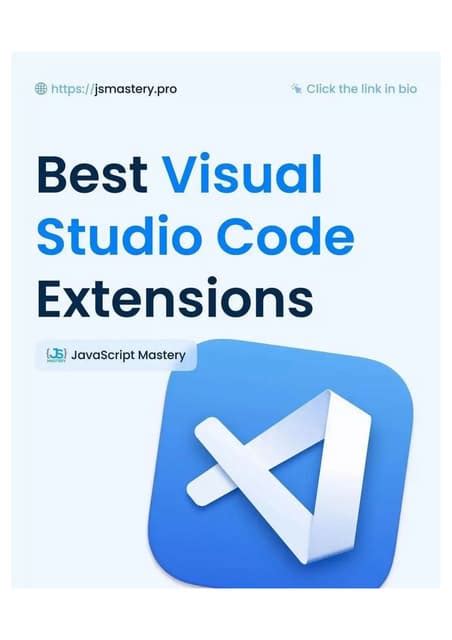 Important Vscode Extensions Pdf